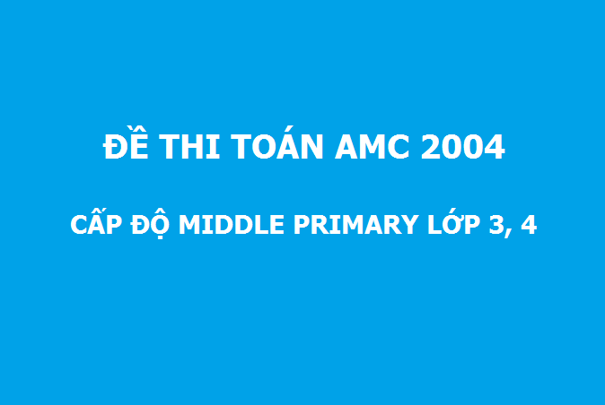 AMC Middle Primary (Lớp 3,4) năm 2004
