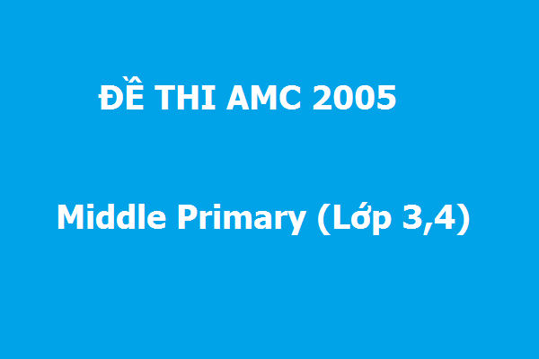 AMC Middle Primary (Lớp 3,4) năm 2005